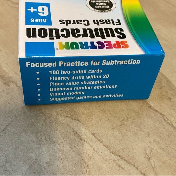 spectrum | Toys | Spectrum Addition Subtraction Cards Age 6 Euc | Poshmark